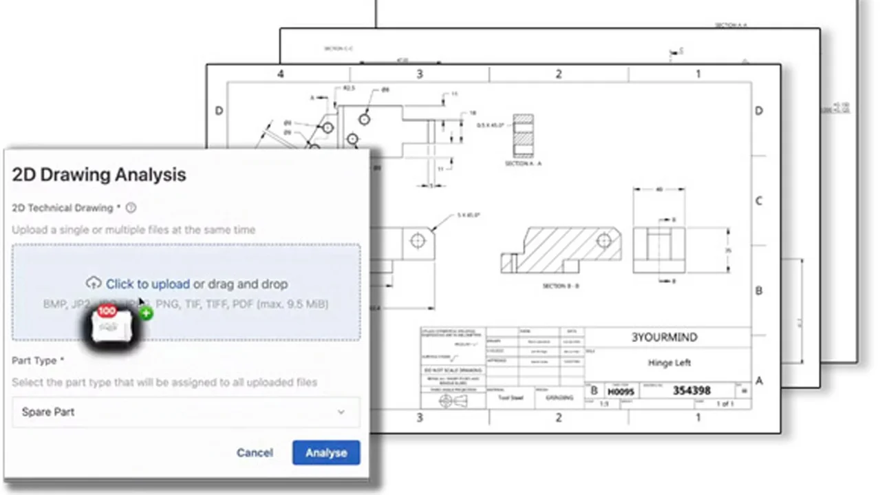 Technical drawing analysis, powered by AI