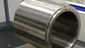 Labyrinth cage for gas plant